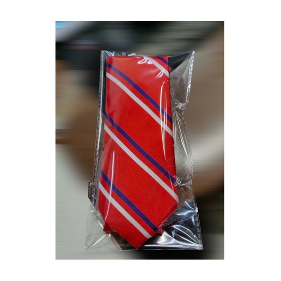 Accessories | Rebelde Rbd Tie Red Striped Pattern Necktie Elite Way ...